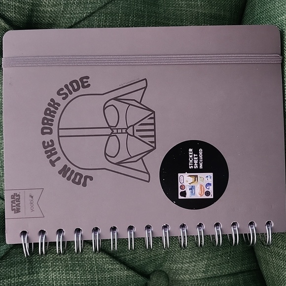 Star Wars | Office | Yoobi Star Wars Gray Spiral Notebook With Darth ...
